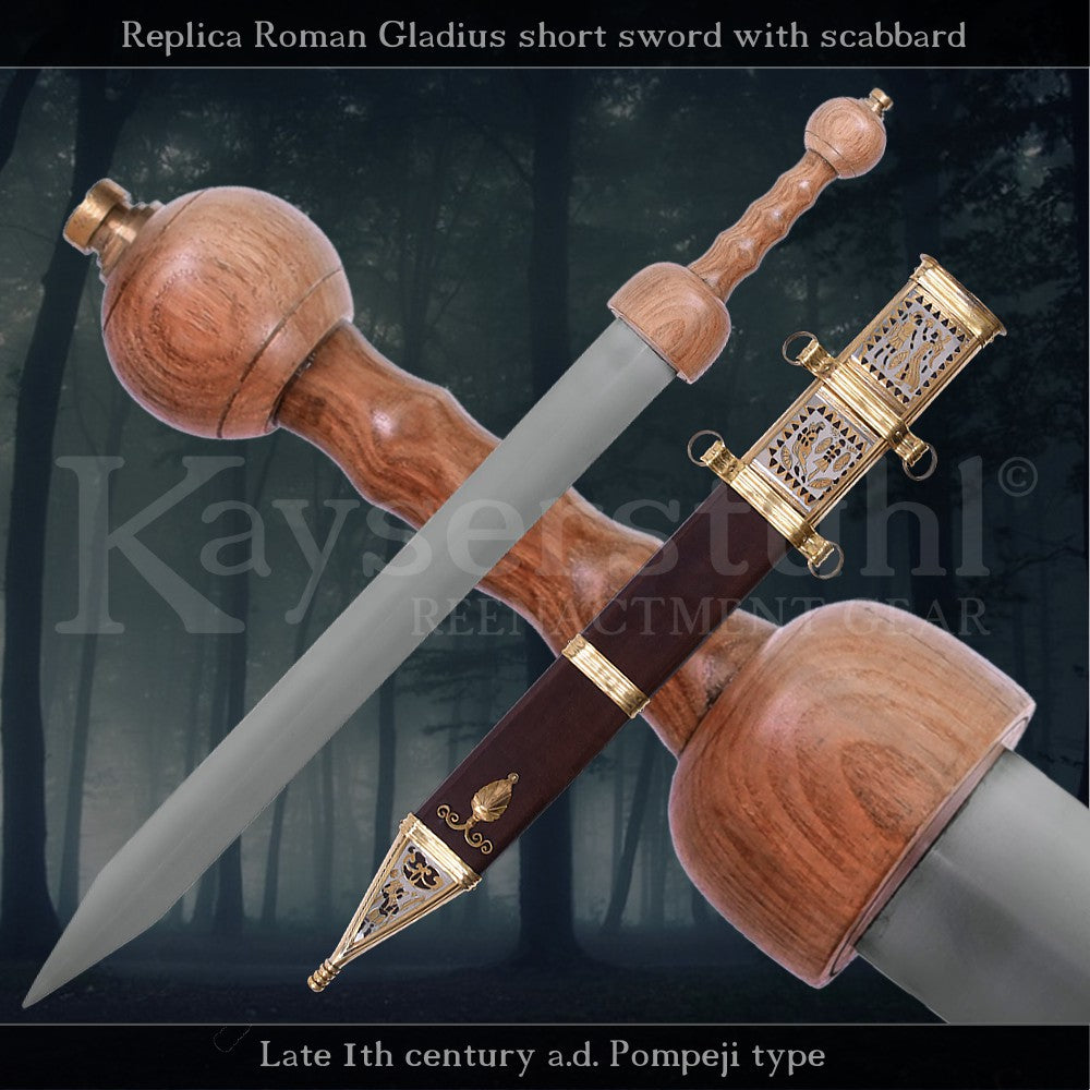 Authentic replica - Gladius Type Pompeji "1th century" (Roman sword ...