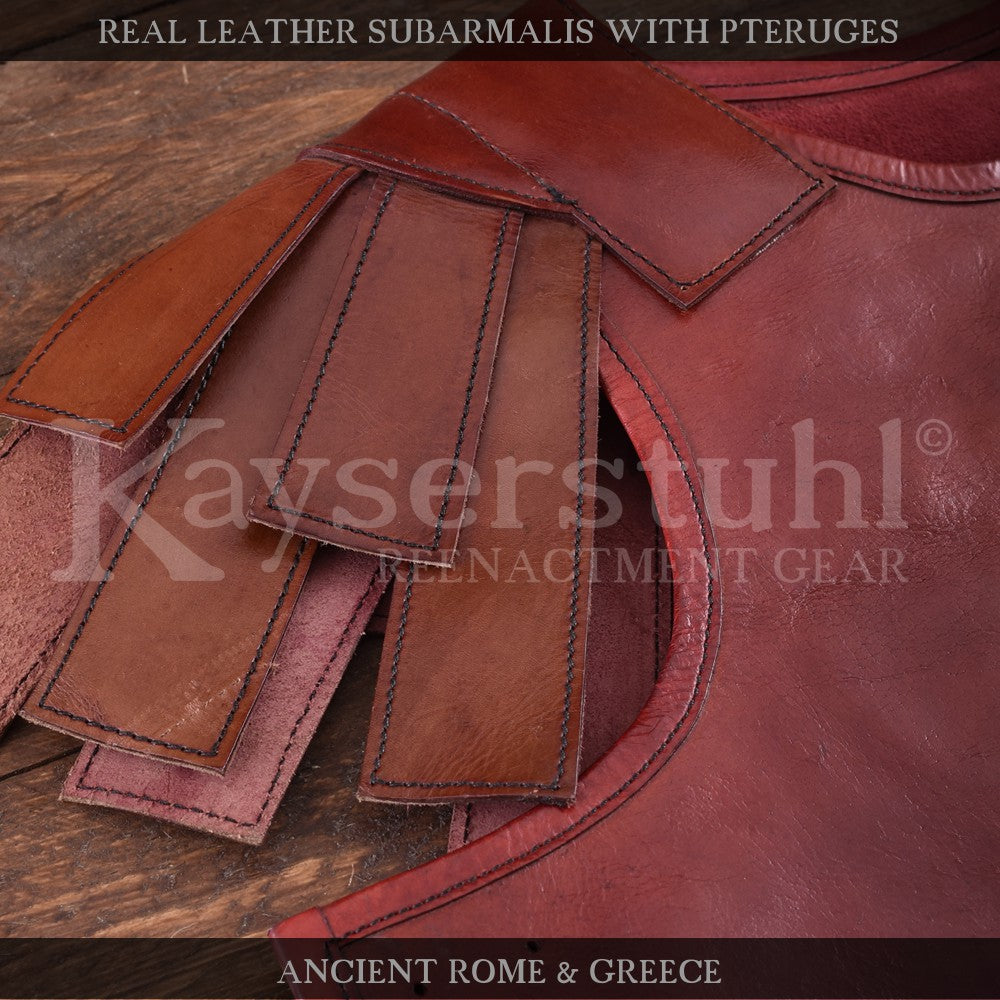 Leather Subarmalis with Pteruges – Kayserstuhl Reenactment Gear