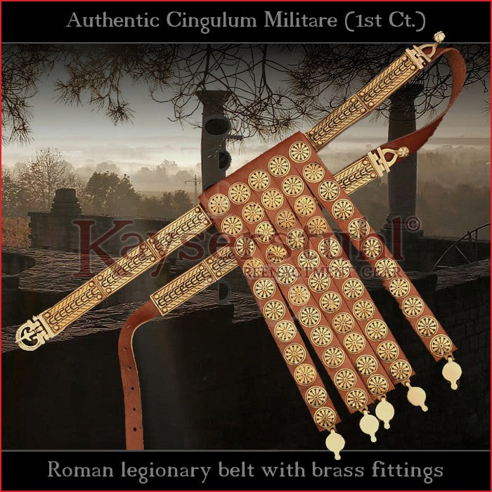 Realistic Replica - Cingulum Militare "1st century" with apron (leathe ...