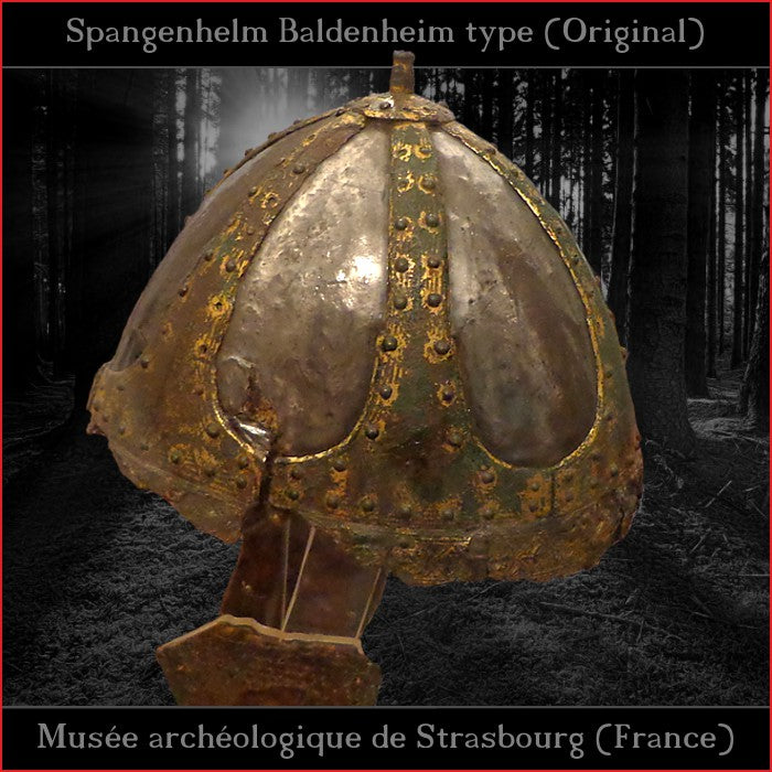 Authentic replica "Burgh Castle" infantry helmet (steel) – Kayserstuhl ...